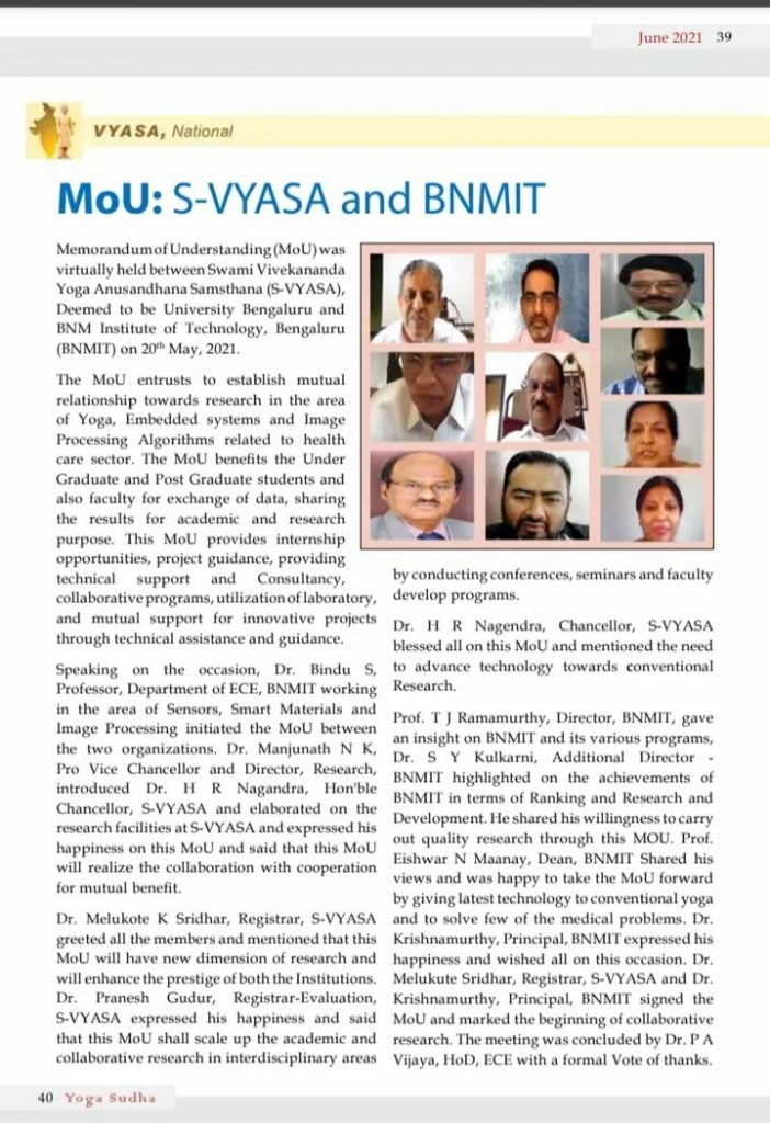 About Department of Electronics and Communication - BNMIT